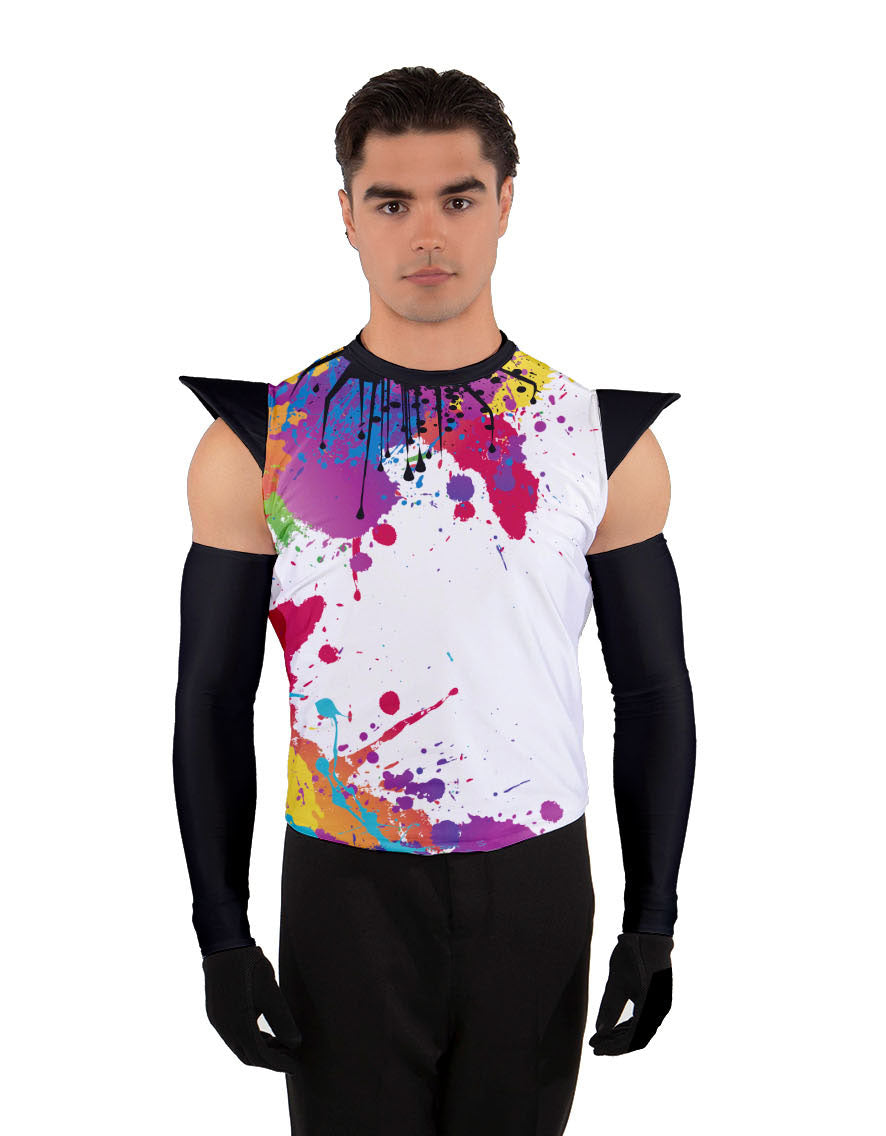 Paint Splatter Performance Vest - Round Cap Mid Rise Curve – Hamilton ...