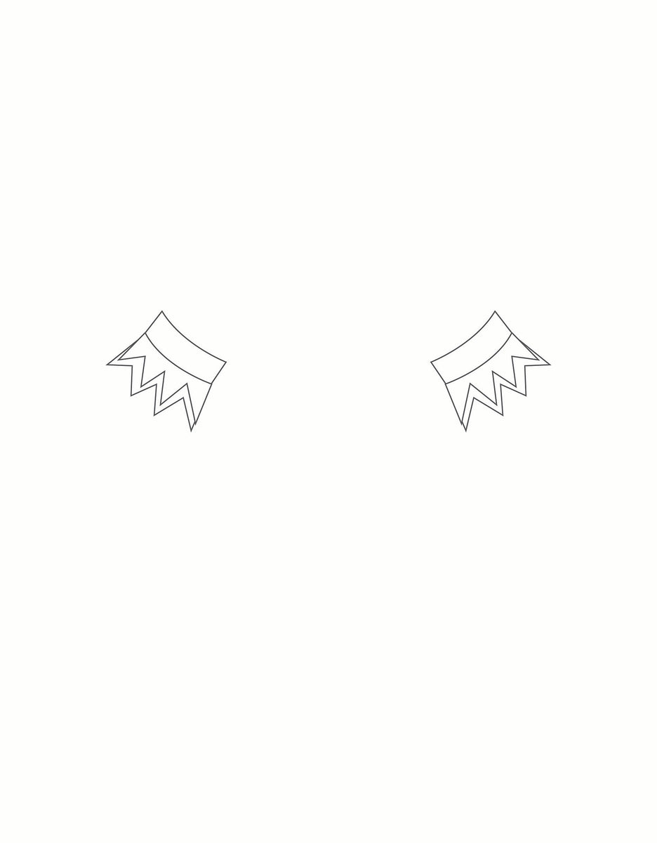 Custom Inked Jagged Arm Ruffles - Lycra – Hamilton Theatrical