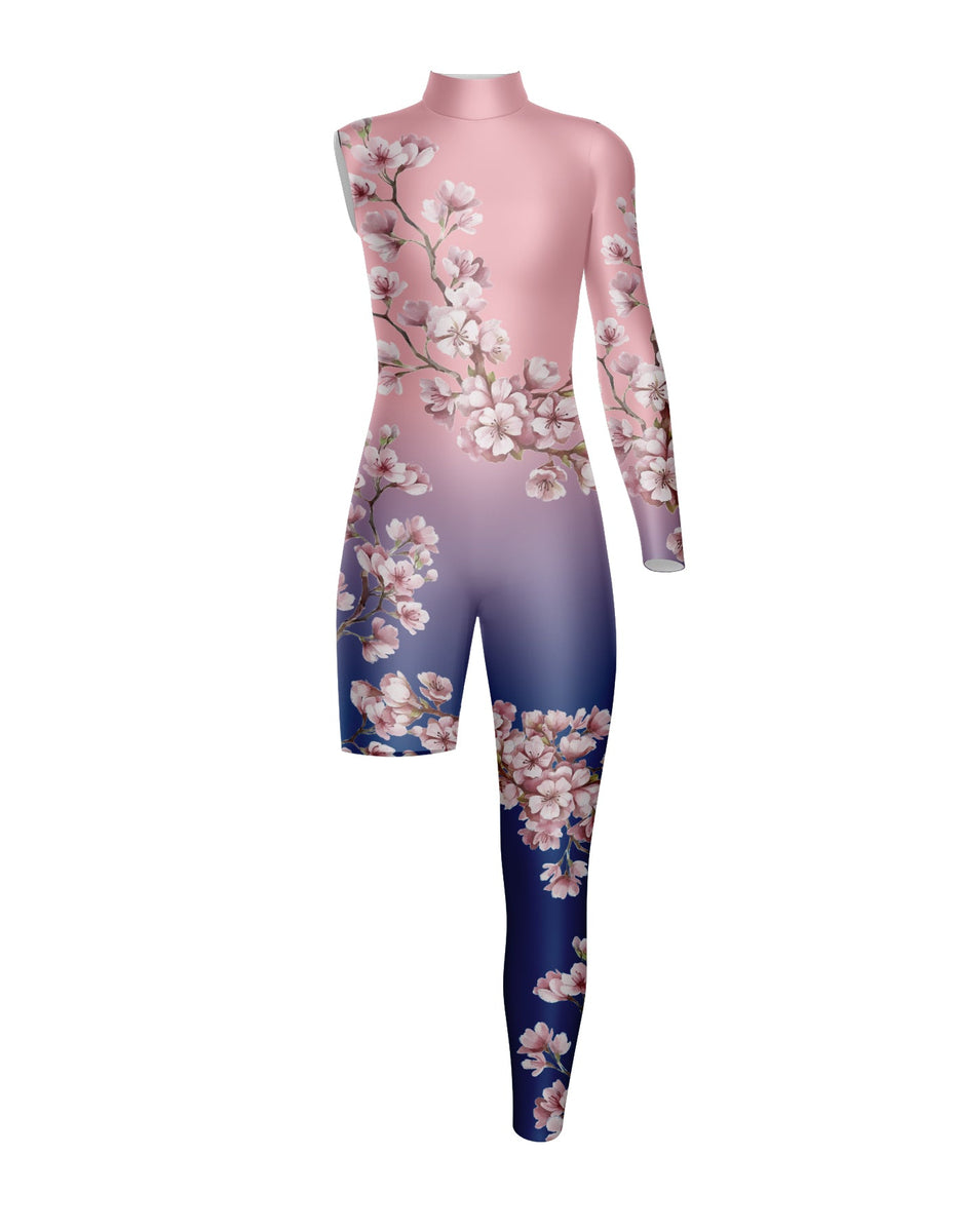 Cherry Blossom Half and Half Unitard - Bike Short – Hamilton Theatrical
