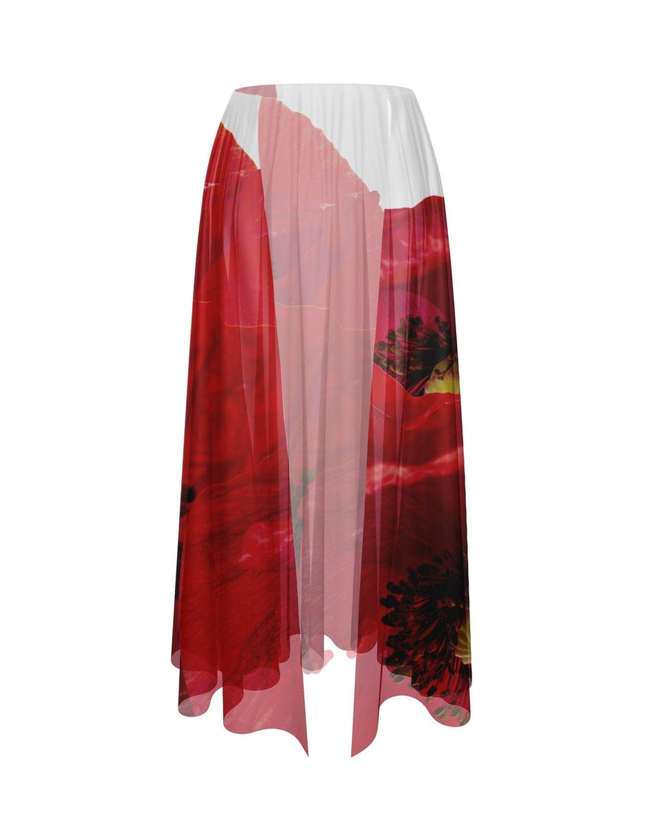 Poppy Printed Half Skirt – Hamilton Theatrical