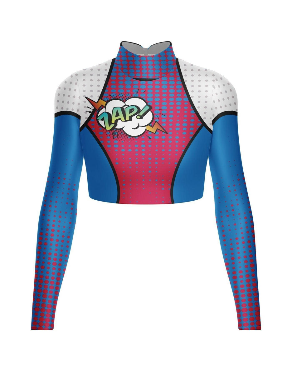Comic Power LS Crop Top – Hamilton Theatrical