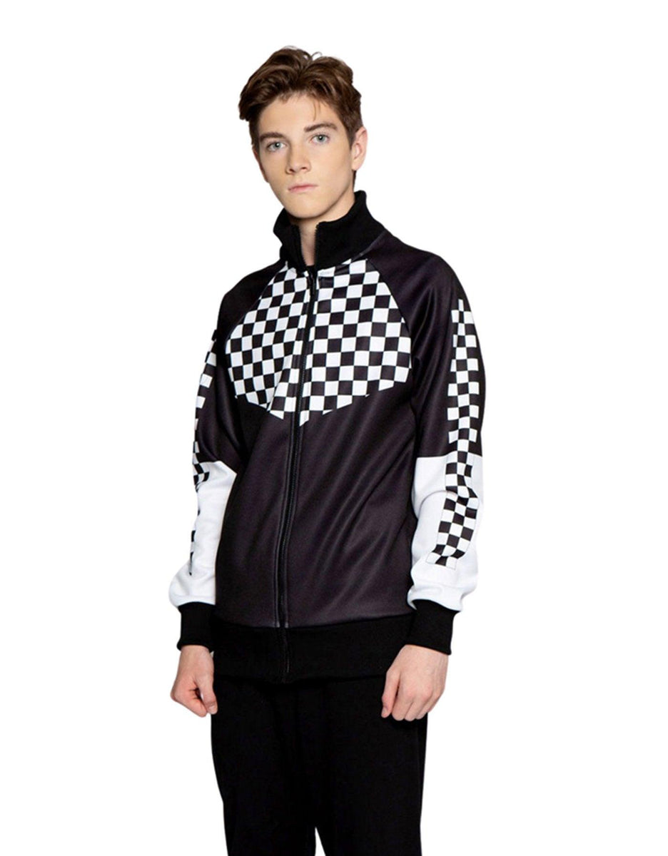 Checkers High Collar Jockey Jacket – Hamilton Theatrical