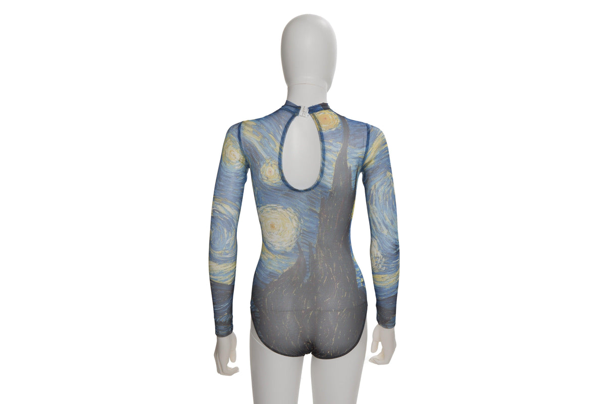 The Starry Night Long Sleeve Leotard Mesh – Hamilton Theatrical